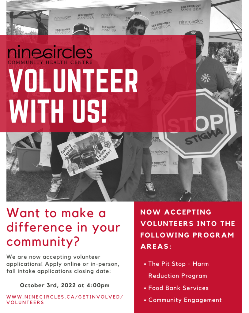 Volunteer Poster - Nine Circles Community Health Centre